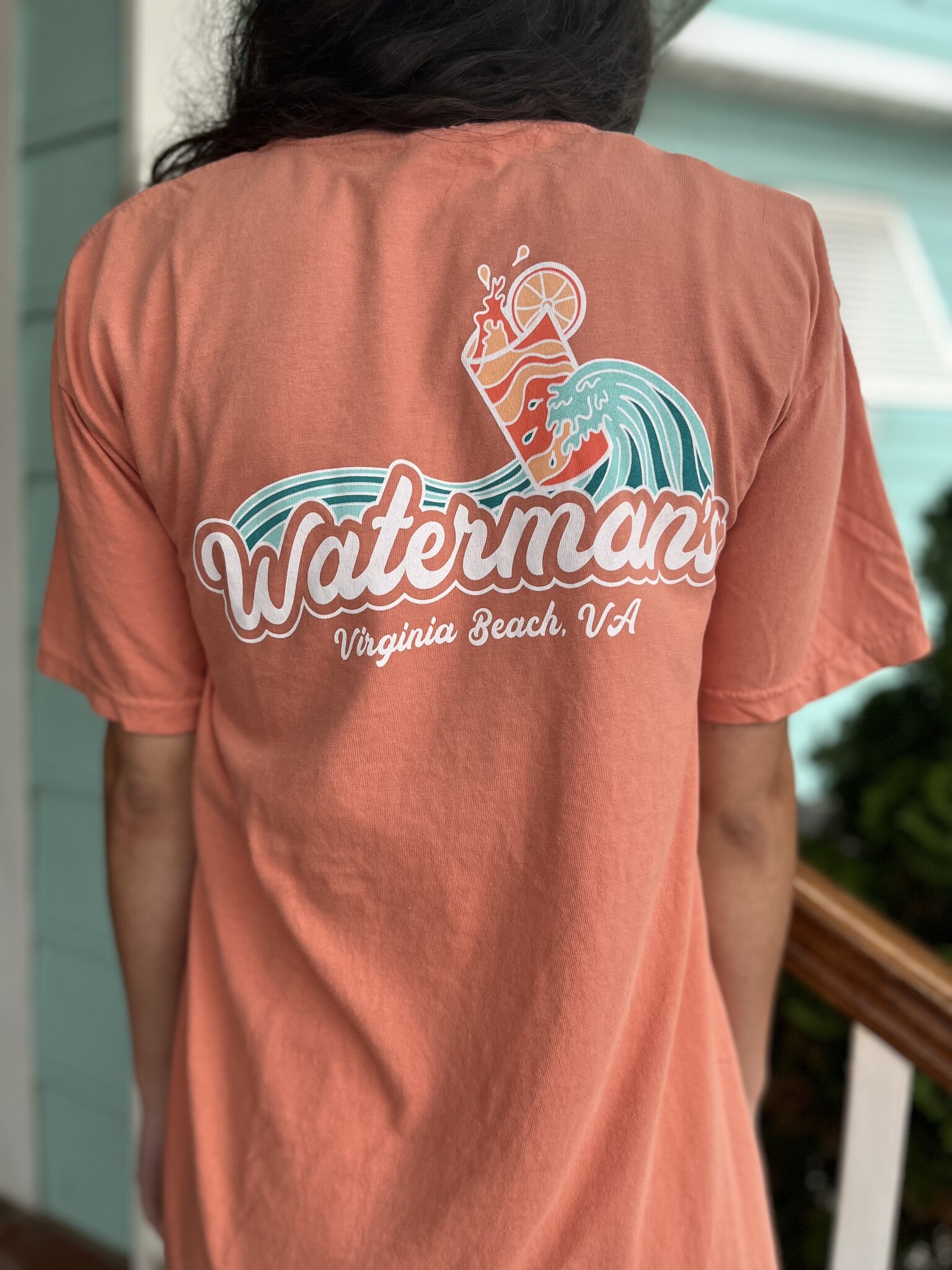 Waterman's Crush Wave Comfort Colors Tee - The Beach Nut