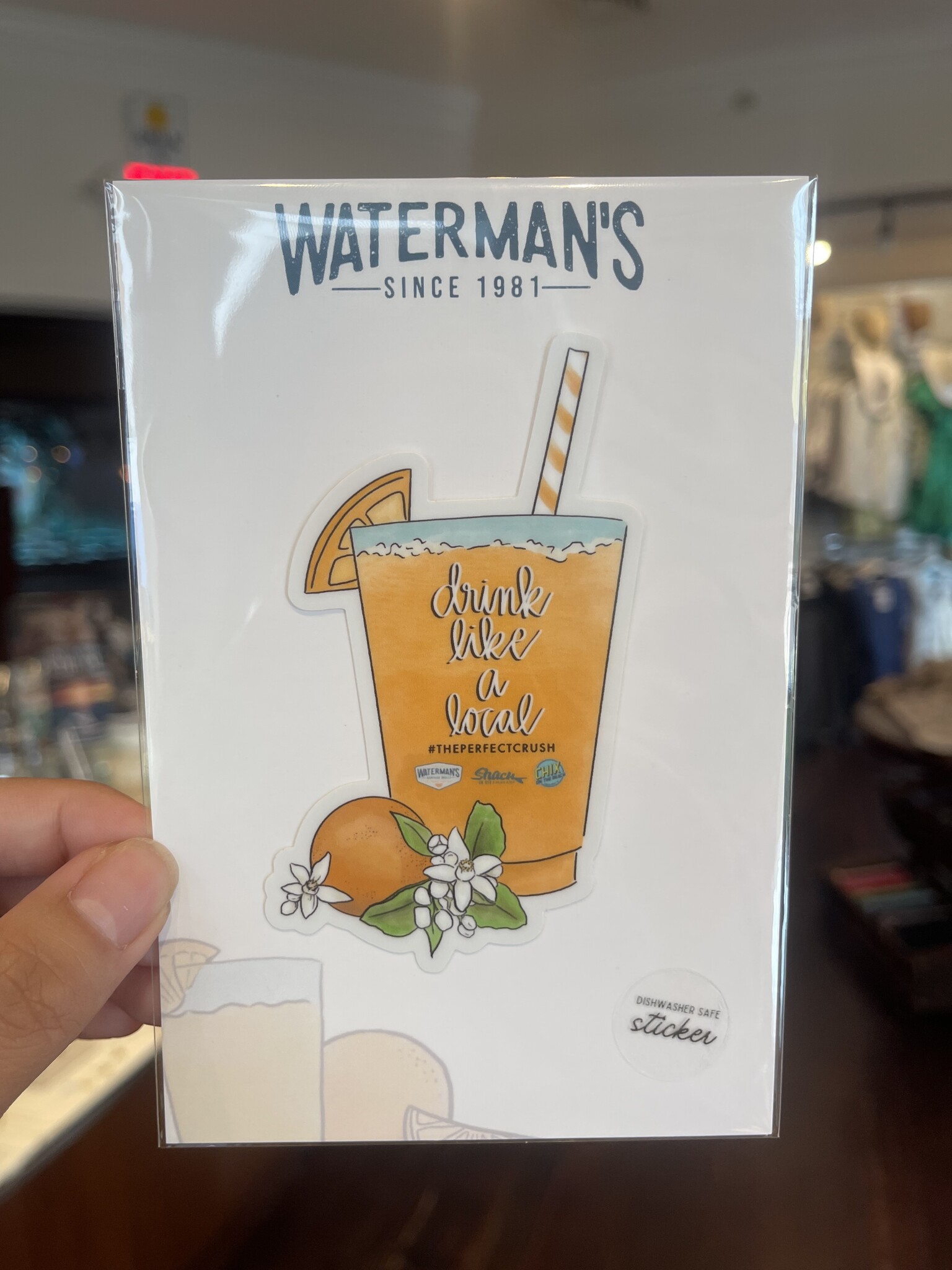 Trifecta Orange Crush Sticker - The Beach Nut