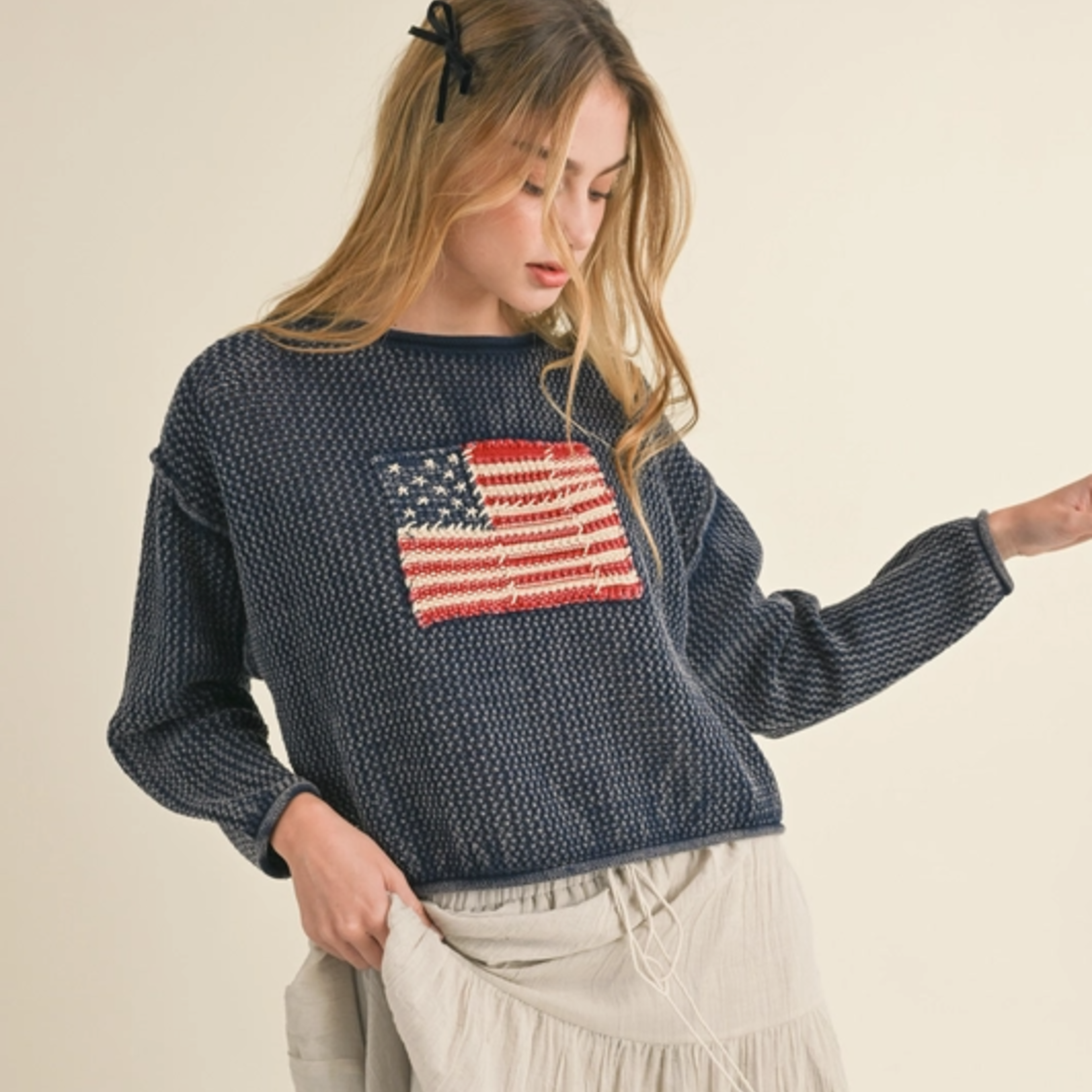 American Flag Sweater - The Beach Nut