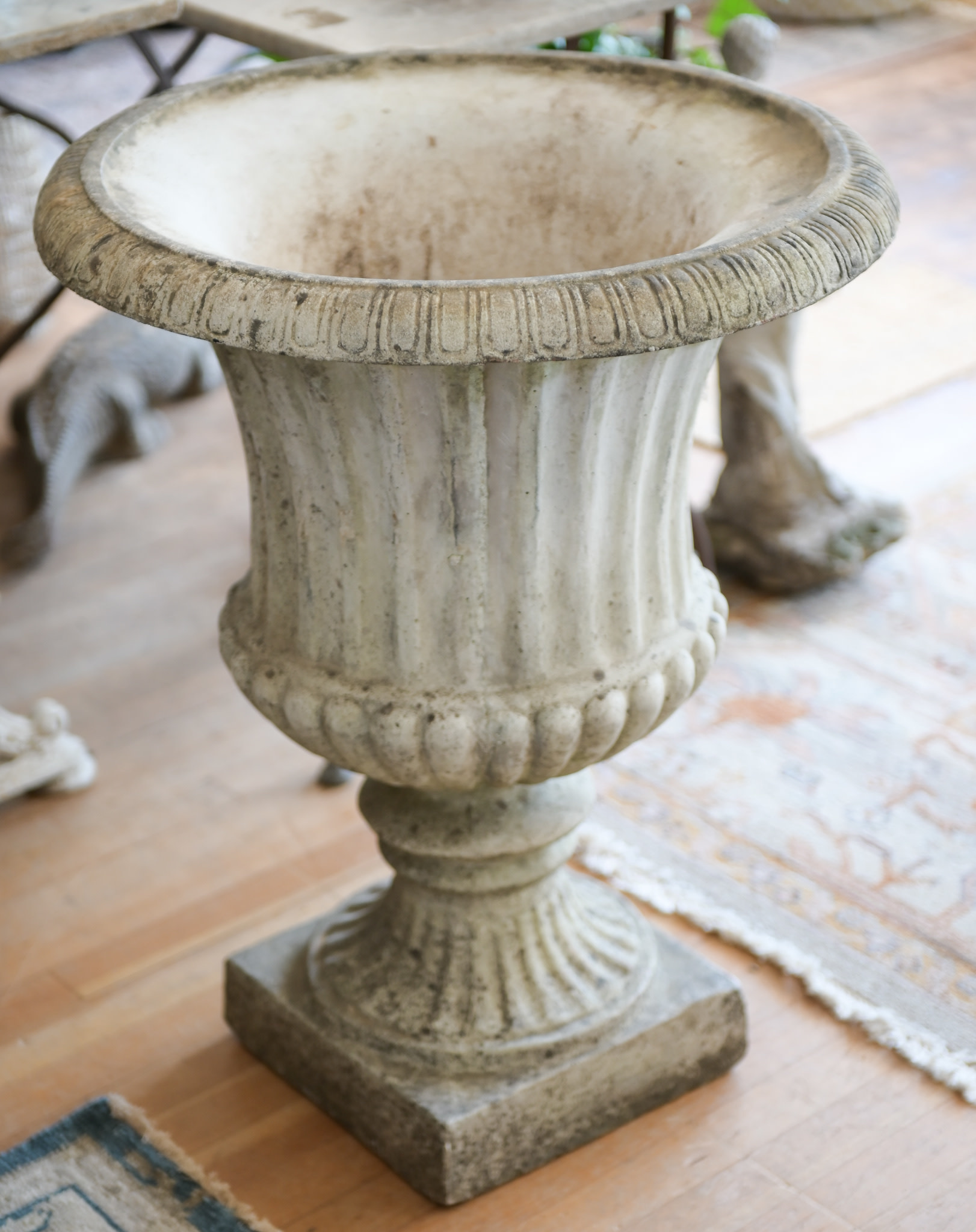 A Pair Vintage Campana Urns - Gild & Co.