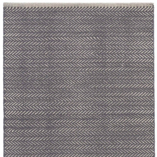 Woven Cotton Herringbone Shale Rug 2x3 - Gild & Co.