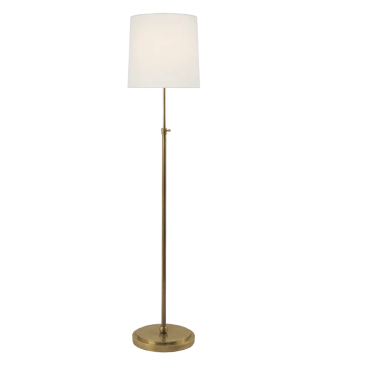 Bryant Floor Lamp Visual Comfort Vancouver brass bronze Nickel - Gild & Co.