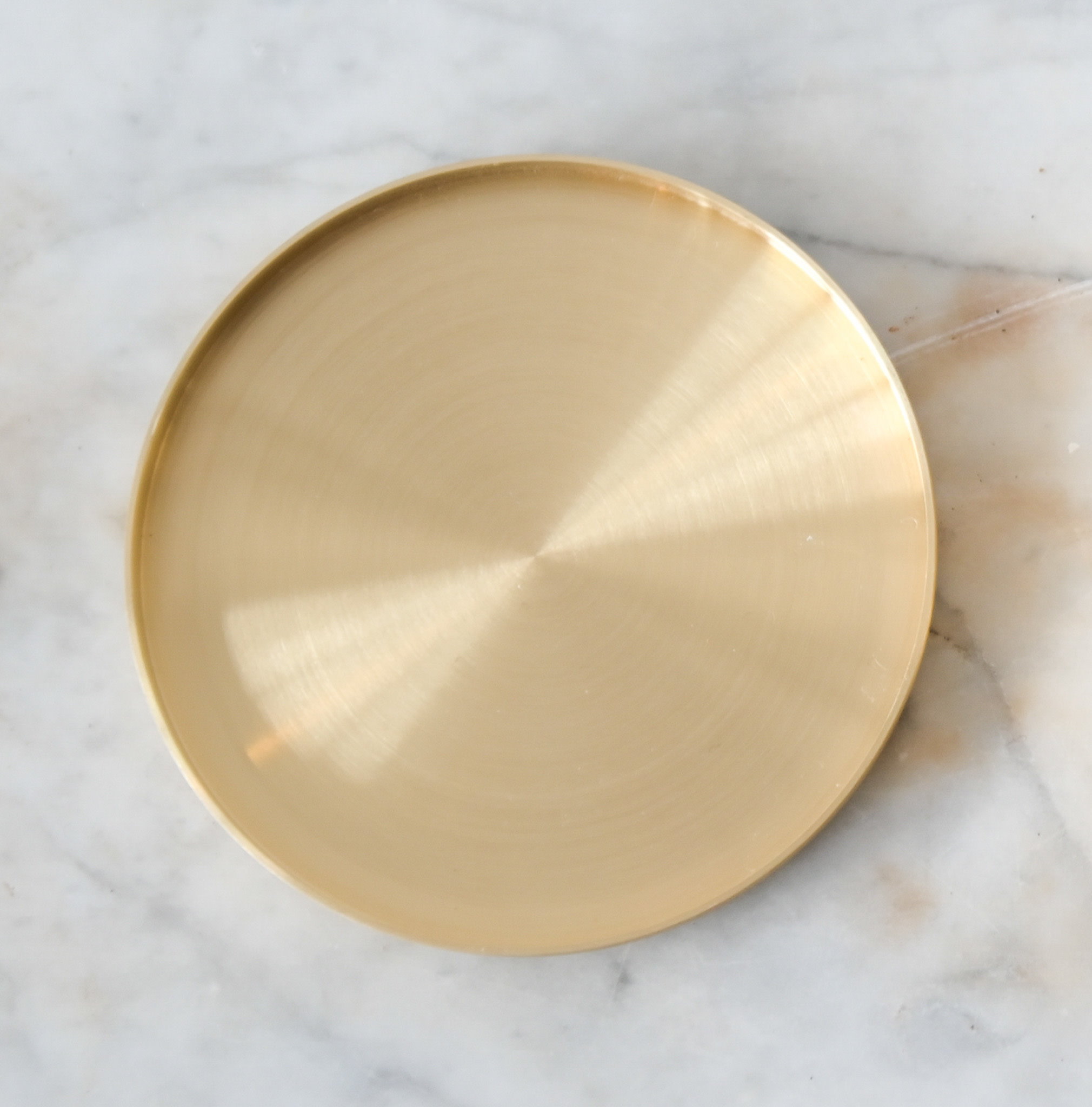 Brass Candle Plate - Gild & Co.