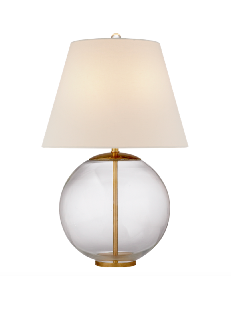 Visual Comfort Morton Table Lamp by Aerin Lauder w linen shade - Gild & Co.