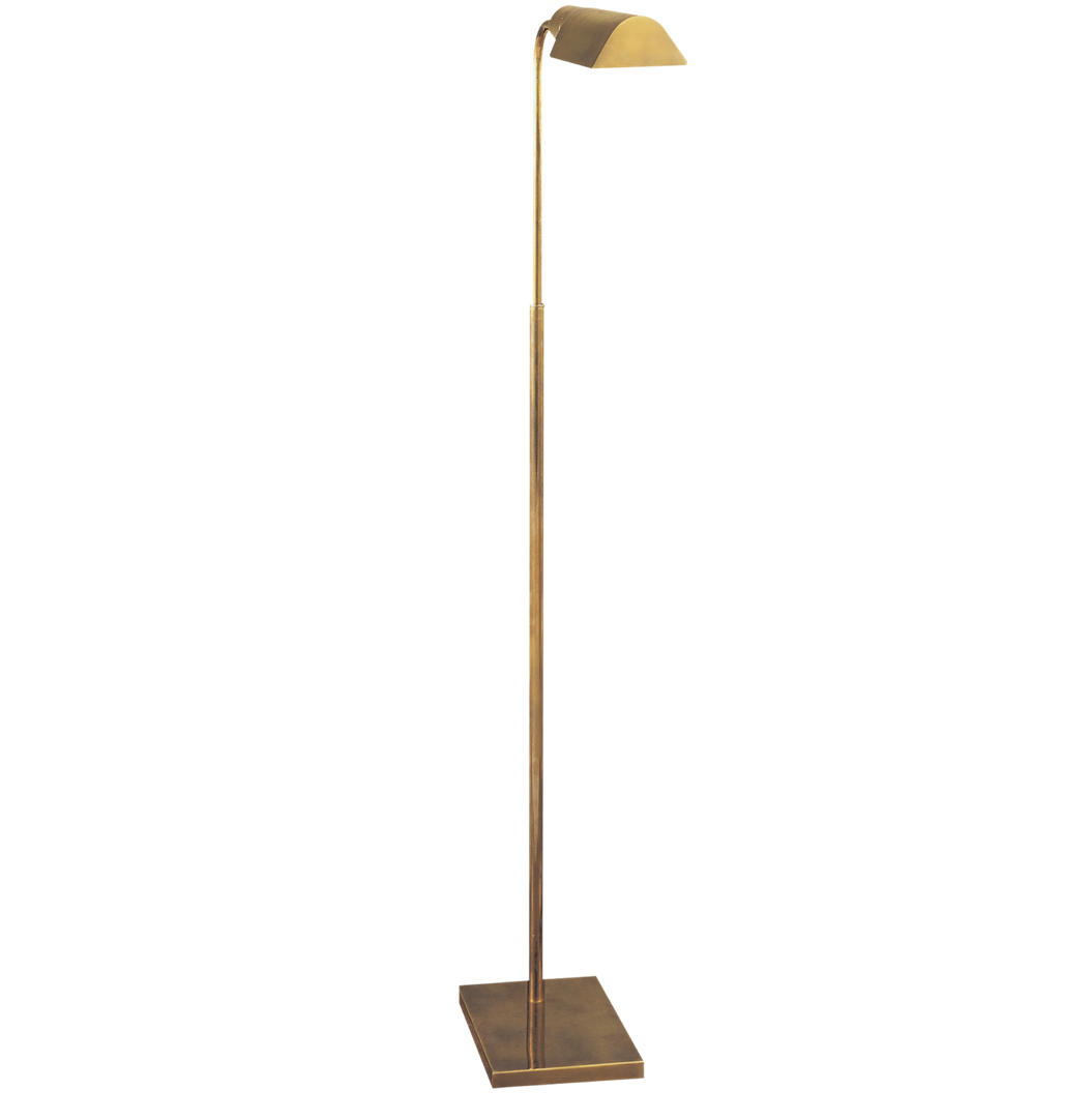 Studio Adjustable Floor Lamp in nickel, brass or bronze - Gild & Co.