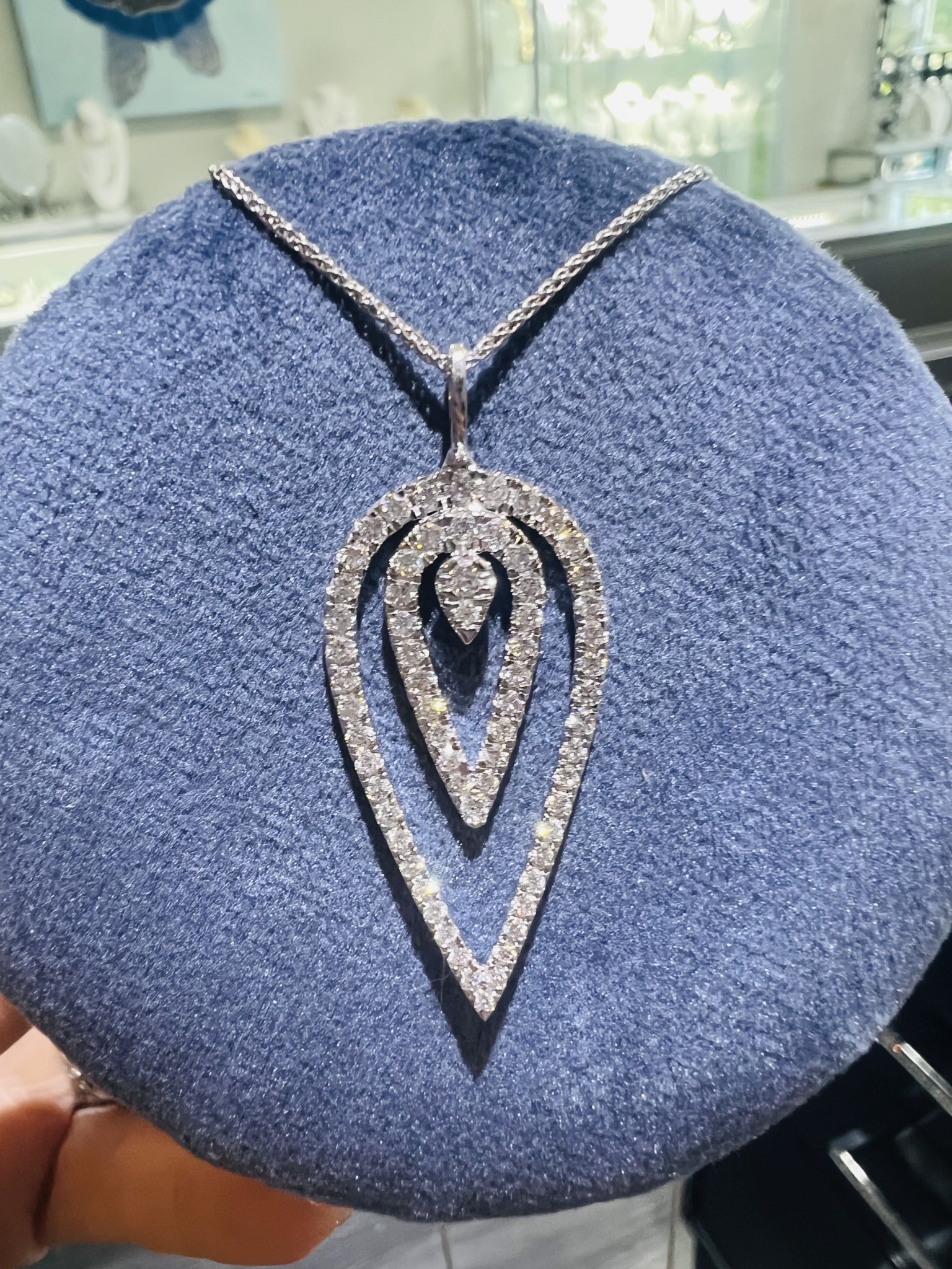 Diamond Angel Wing Necklace - Beyond Measure Jewelers
