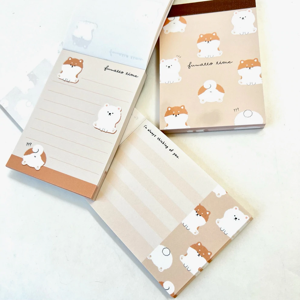 Copy of Crux Puppy Dog Fuwatto Time Petit Notepad - 104551 - Matcha ...