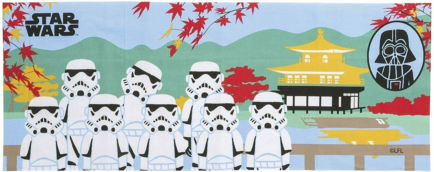 Star Wars - Autumn Memories Tenugui - Matcha Time Gift Shop