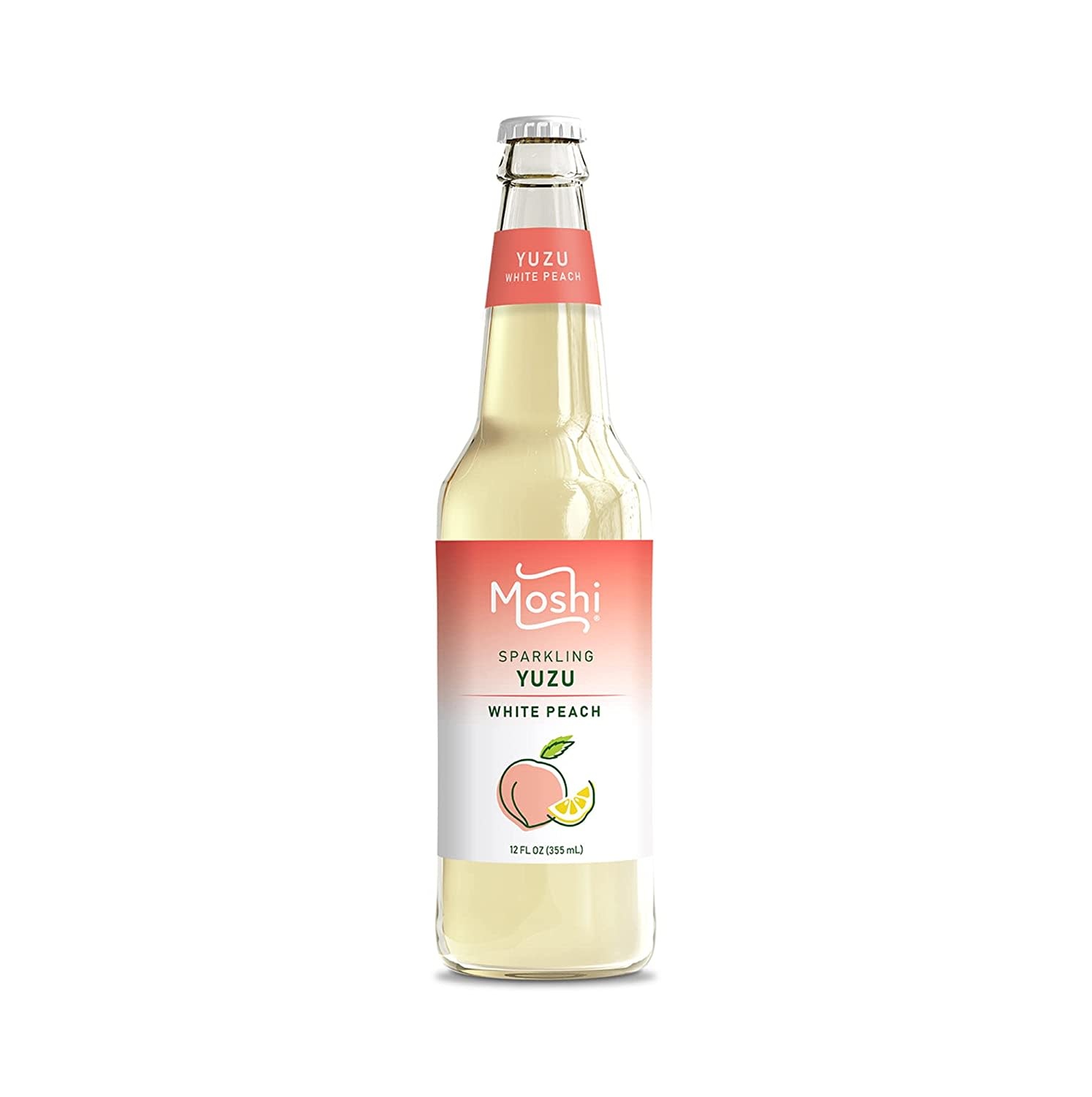 Moshi Yuzu / White Peach Sparkling Drink 355ml - Matcha Time Gift Shop