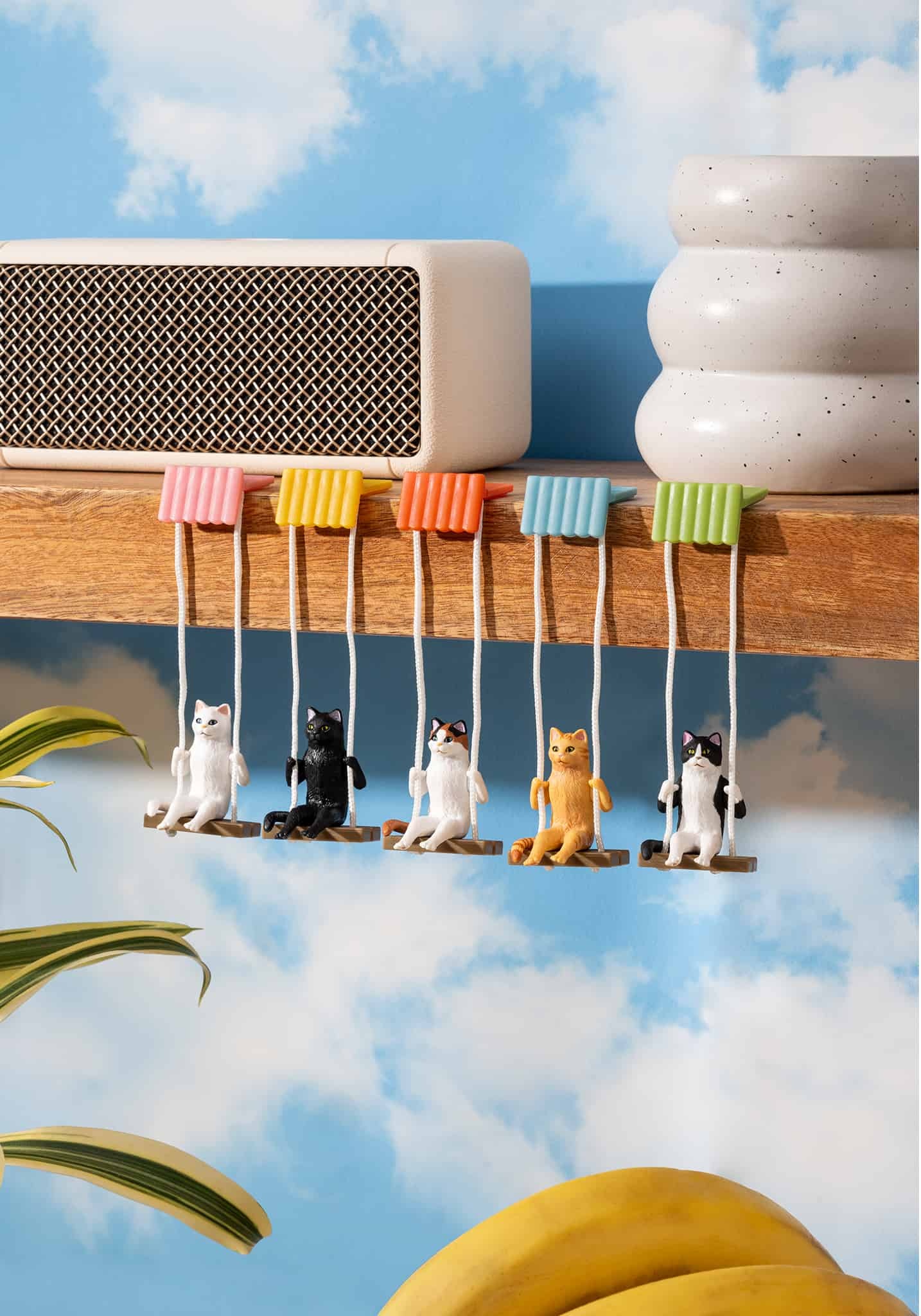 Blind Box - Cat on a Swing KC-078 - Matcha Time Gift Shop