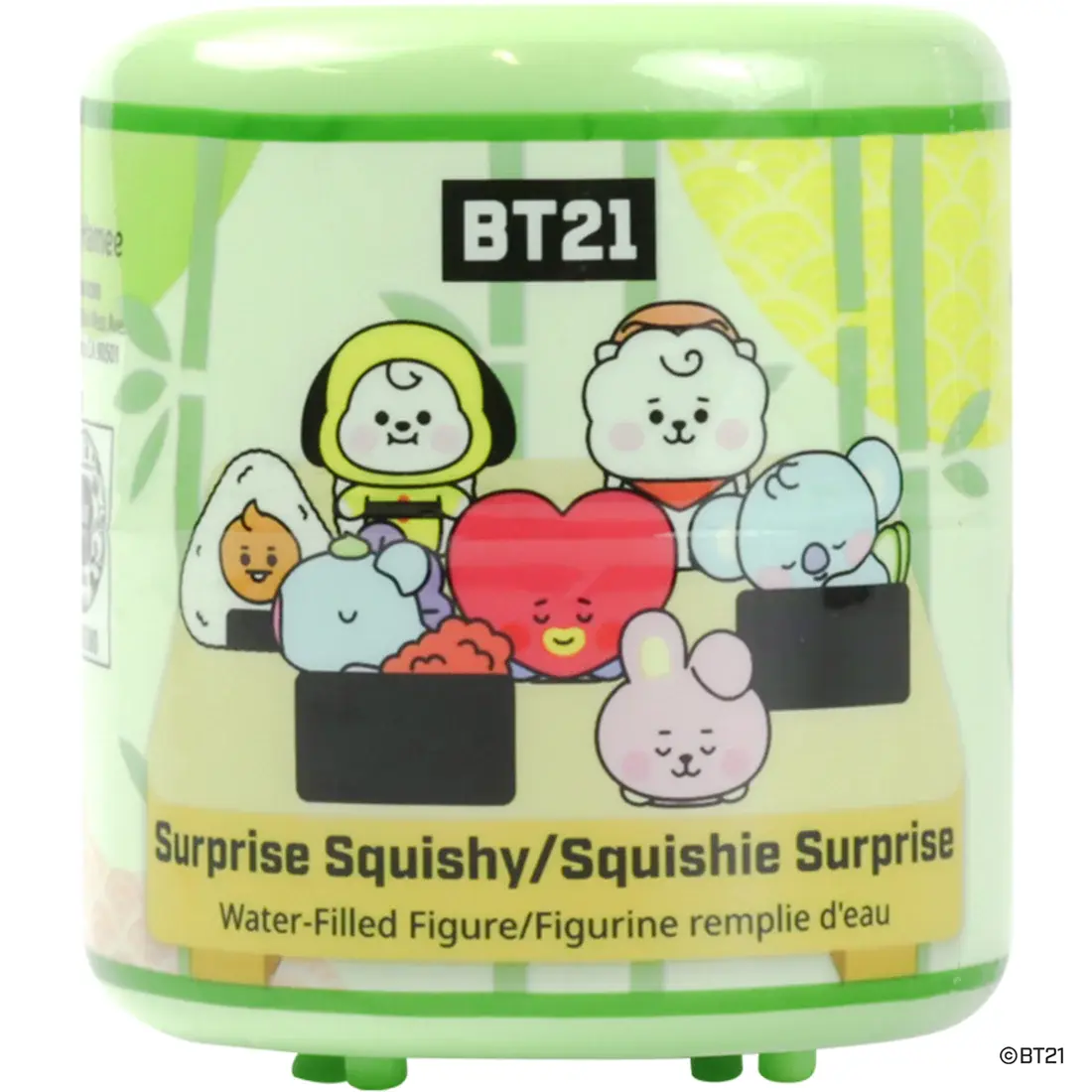 Capsule Squishies - BT21 BABY Sushi - Matcha Time Gift Shop