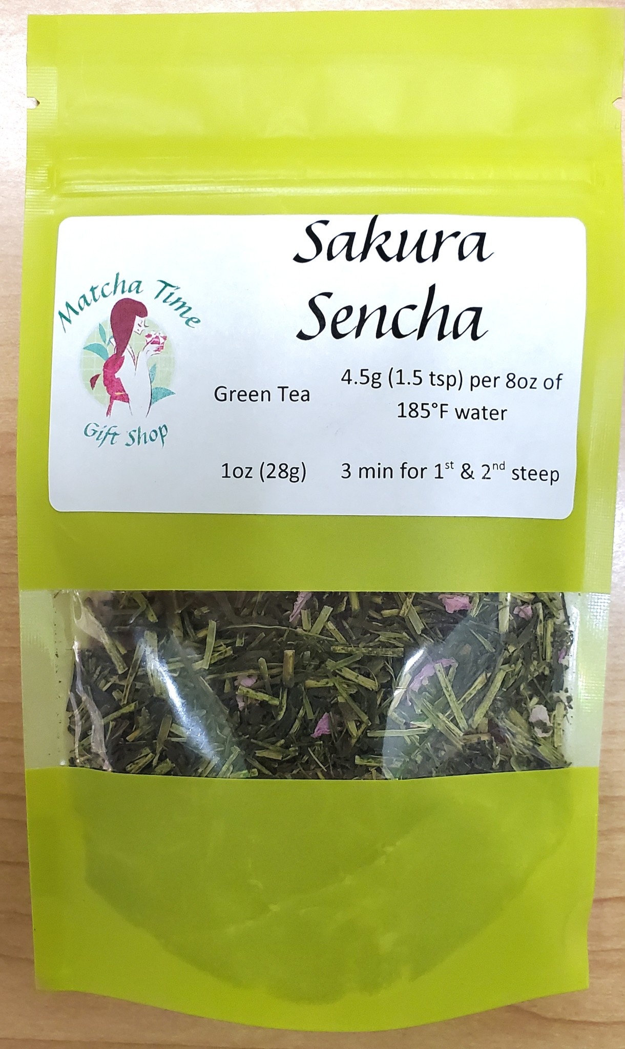 Sakura Sencha Green Tea - Loose Leaf - Matcha Time Gift Shop