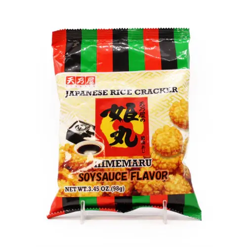 Senbei - Japanese Rice Cracker Himemaru - Shoyu 3.45 oz - Matcha Time ...