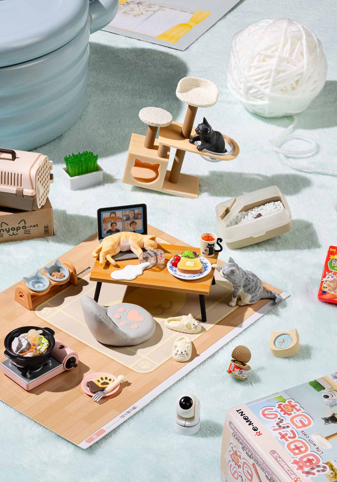 Blind Box - Re-Ment - Life with Cats RM-005 - Matcha Time Gift Shop