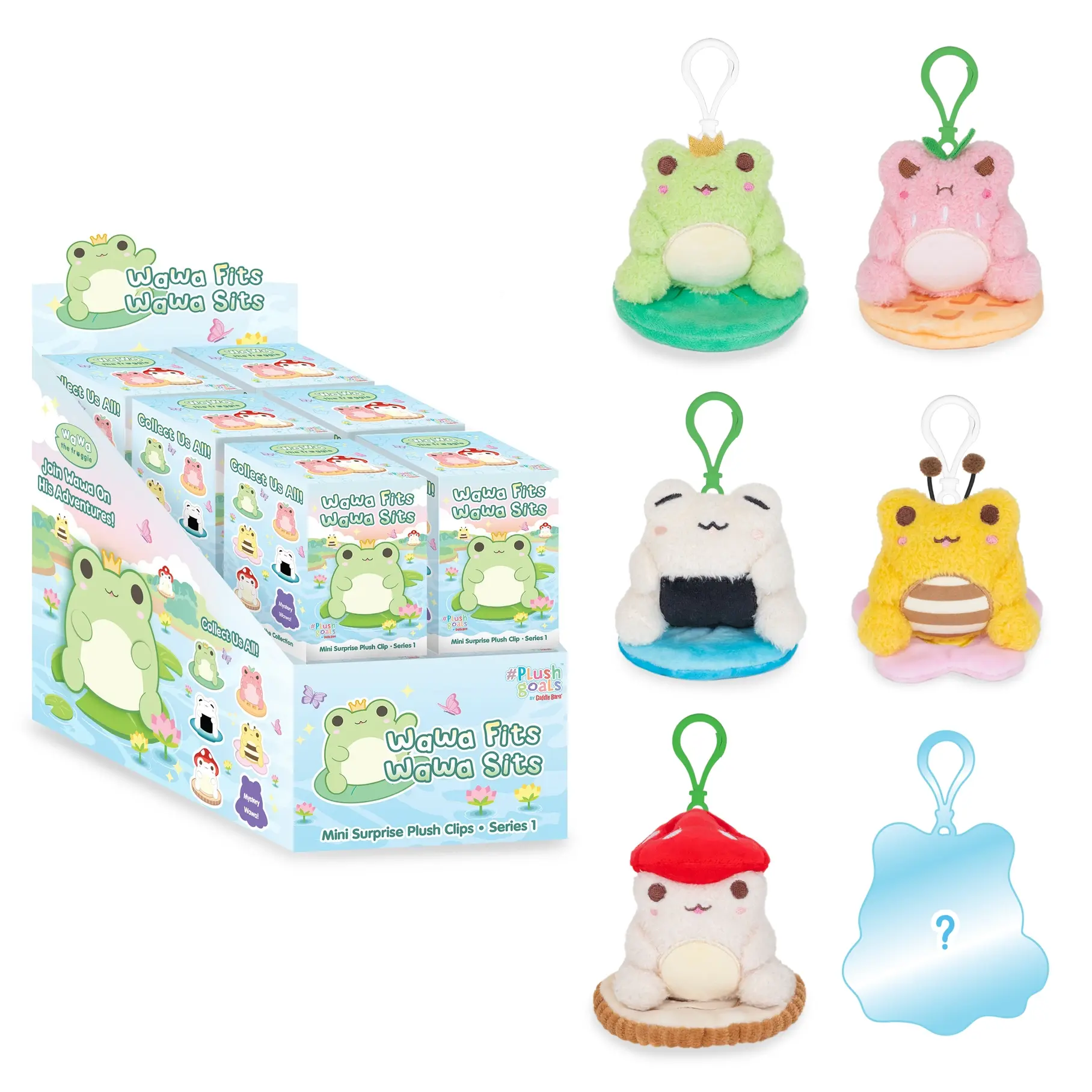 Blind Box - Wawa Fits Wawa Sits - Series 1 (Bag Charm Clips) - Matcha ...