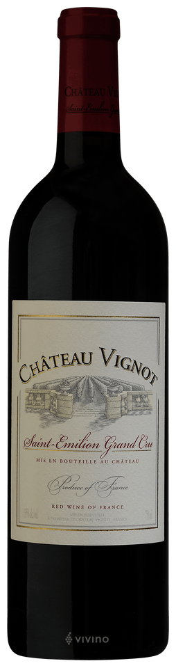 Chateau Vignot Saint-Emilion Grand Cru 2012 France - Cocovino LA