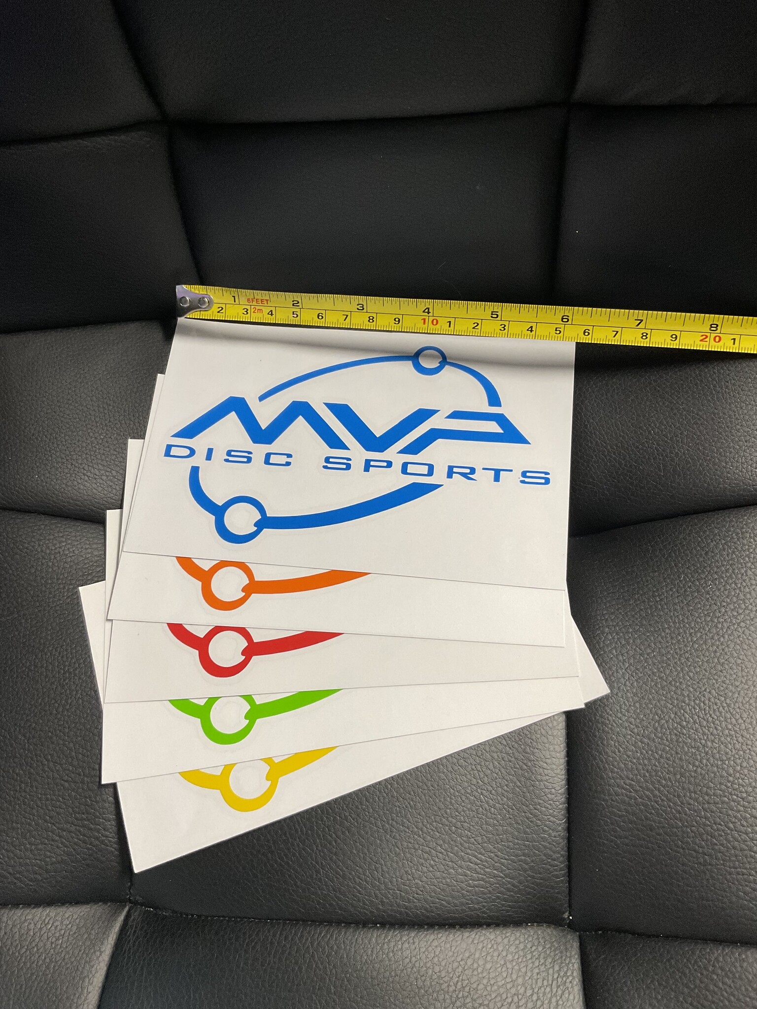 MVP Orbit Logo- Vinyl Decal- Assorted Colors - DiscaHolics