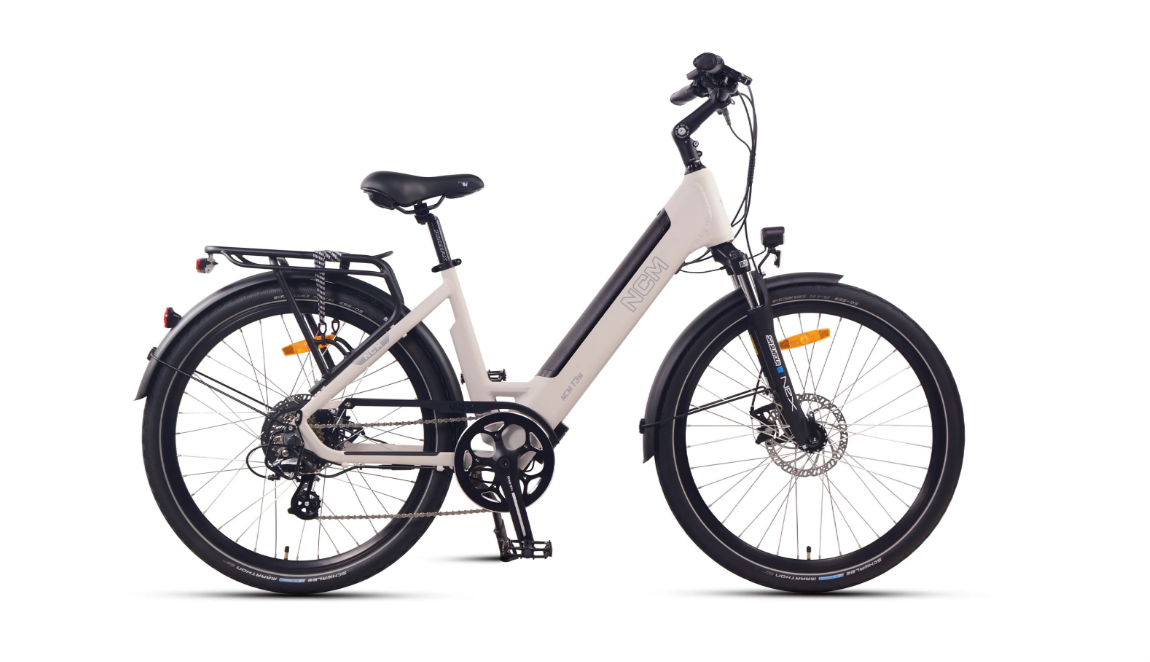 NCM Milano T3S Step Thru, 26" Trekking E-Bike, 250W, 48V 12Ah 576Wh ...
