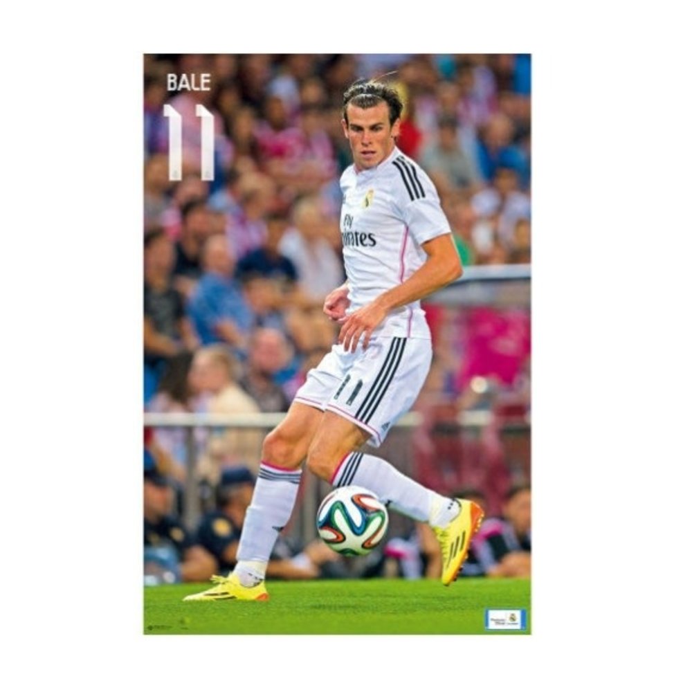 Gareth Bale 2014-2015 Real Madrid Soccer Poster - Soccerium