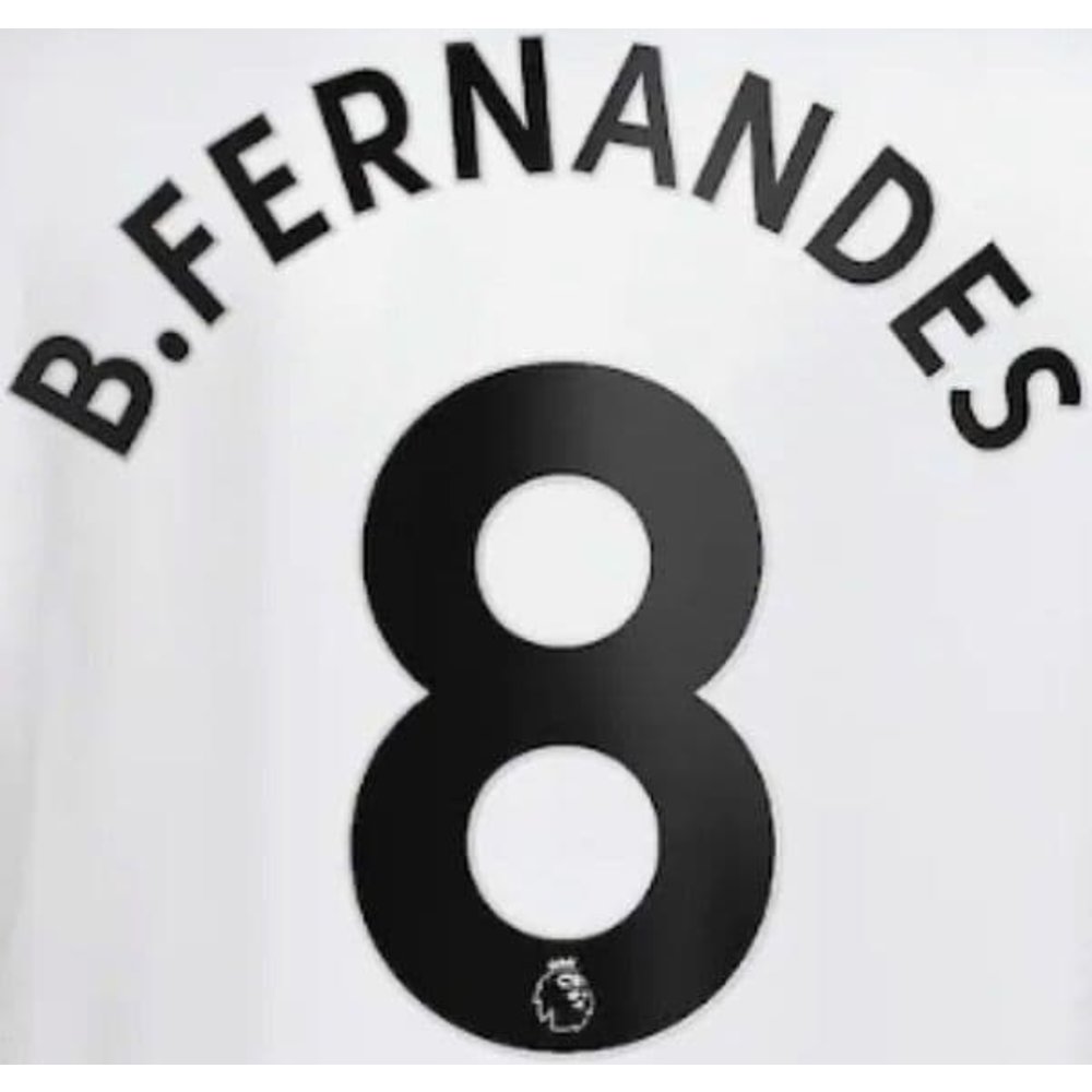 B. Fernandes # 8 Manchester United 2022-23 Away Nameset - Black - Soccerium