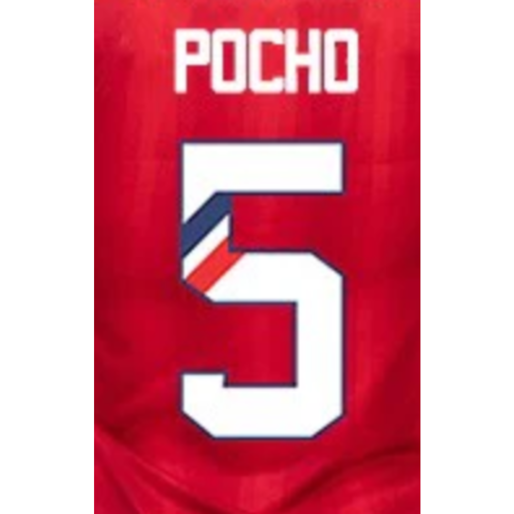 Pocho # 5 Chivas DG 23/24 Home Nameset - Soccerium