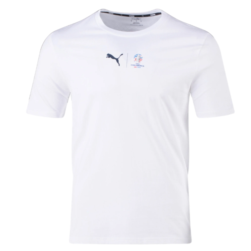 Puma Puma Cumbre Copa America 2024 Official Logo Shirt - White - Soccerium