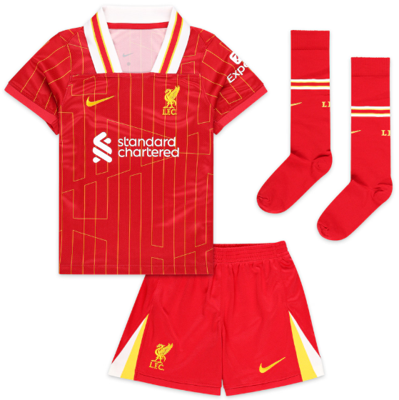 Nike Nike Liverpool 2024- 25 Little Kids Home Kit - Gym Red/White ...