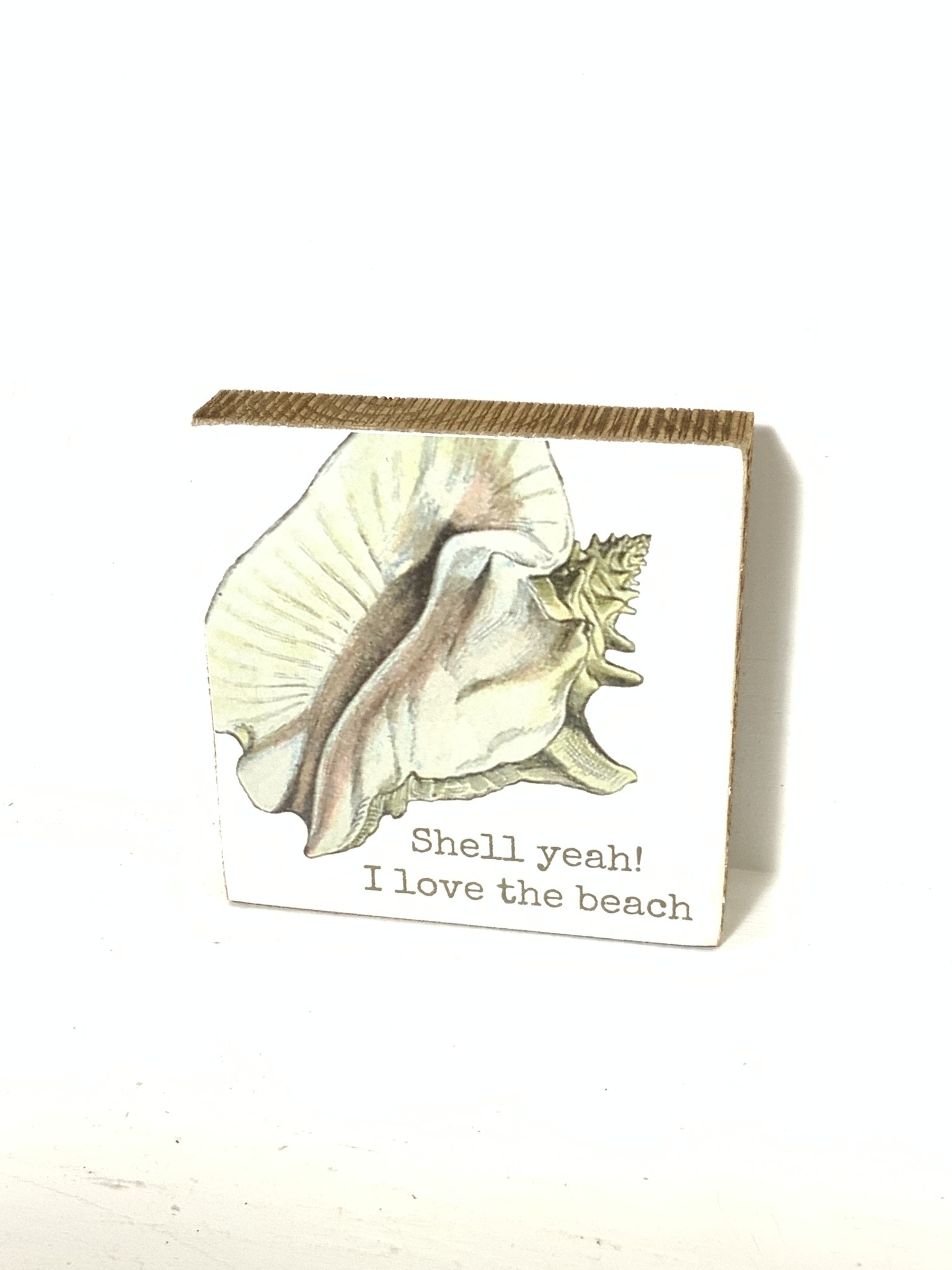 Block Sign Shell Yeah! - Breazy Beach