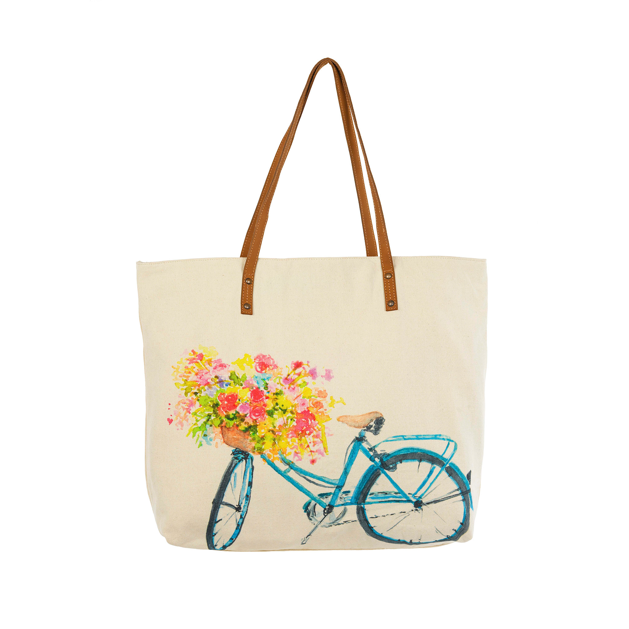 Cottn Curls Bicycle Tote - Breazy Beach