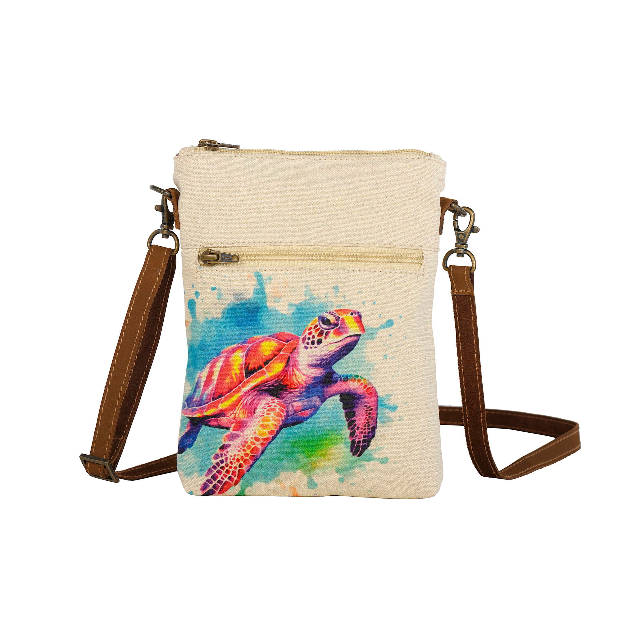 Cottn Curls Seabound Turtle Slim Sling - Breazy Beach