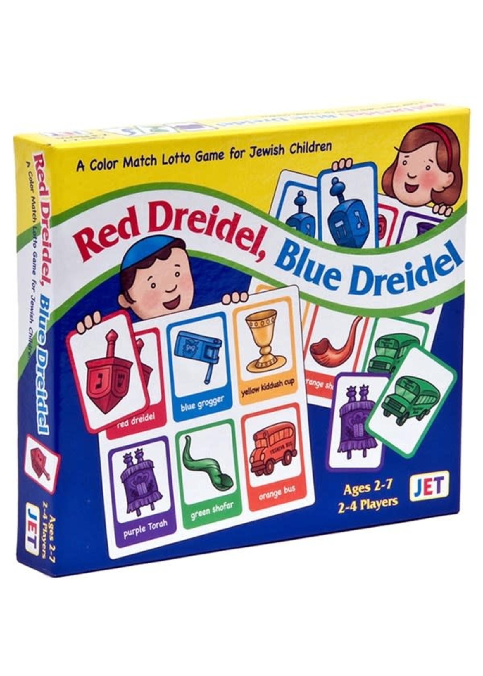 RED DREIDEL, BLUE DREIDEL GAME - Aspaclaria Judaica