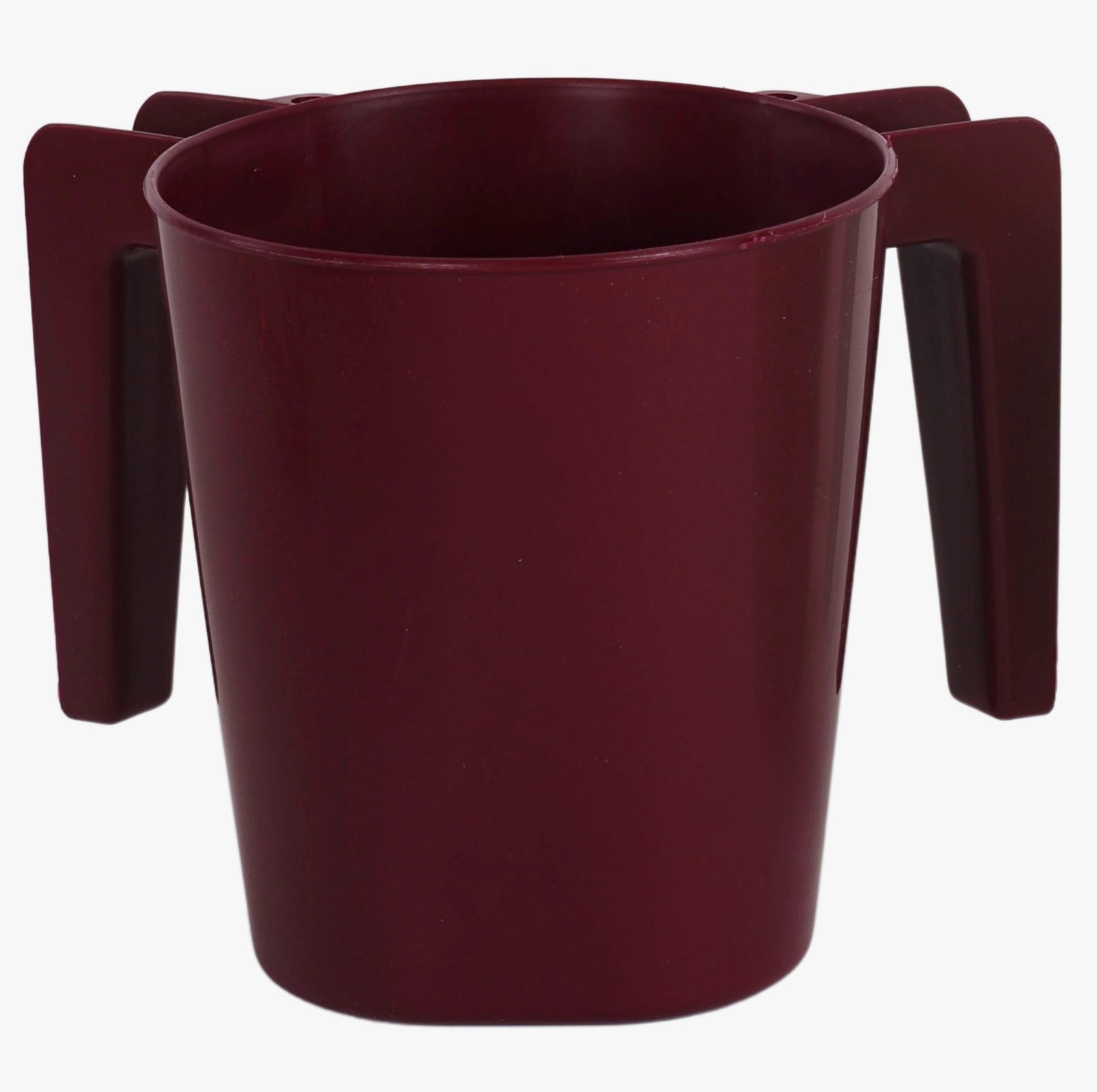 WASH CUP PLASTIC MAROON - Aspaclaria Judaica