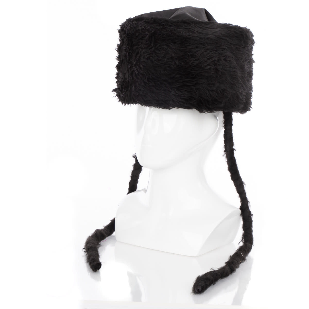 SHTREIMEL WITH PAYOS BLACK - COSTUME - Aspaclaria Judaica