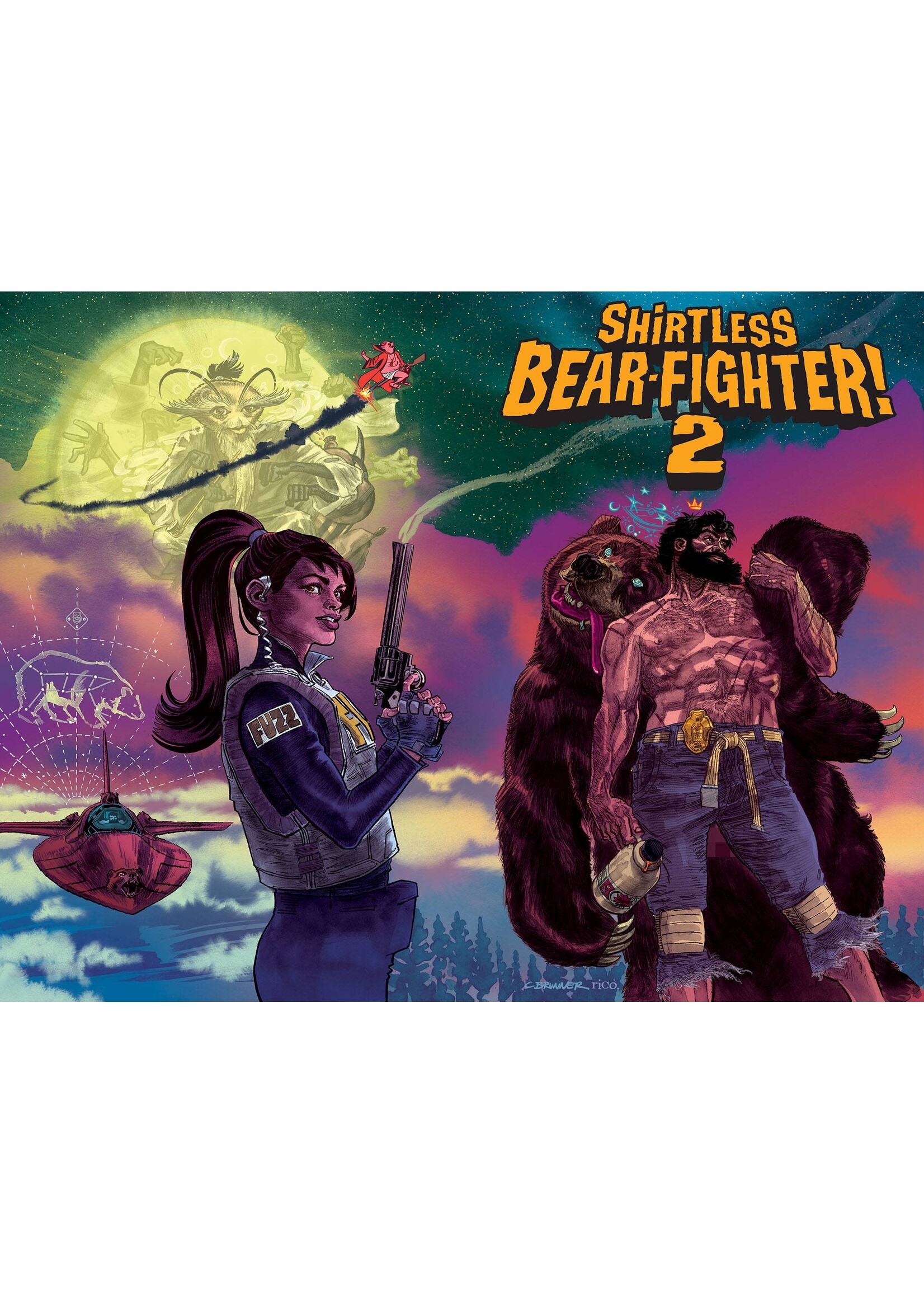 IMAGE COMICS SHIRTLESS BEAR-FIGHTER 2 complete 7 issue series - Rolling ...