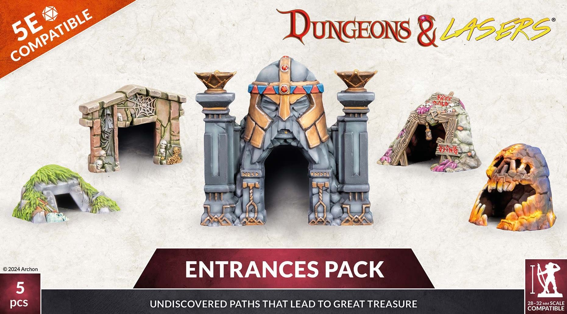 DUNGEONS AND LASERS ENTRANCES PACK - Rolling Tales