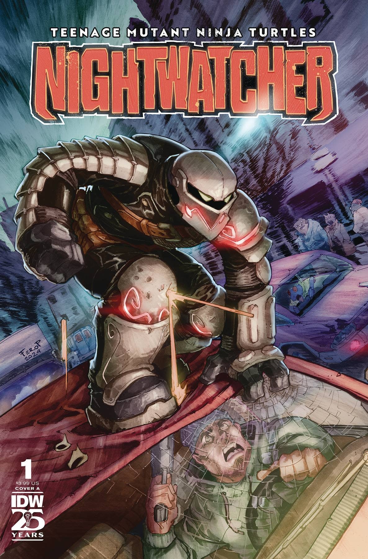 . TEENAGE MUTANT NINJA TURTLES NIGHTWATCHER #1 COVER A PE - Rolling Tales