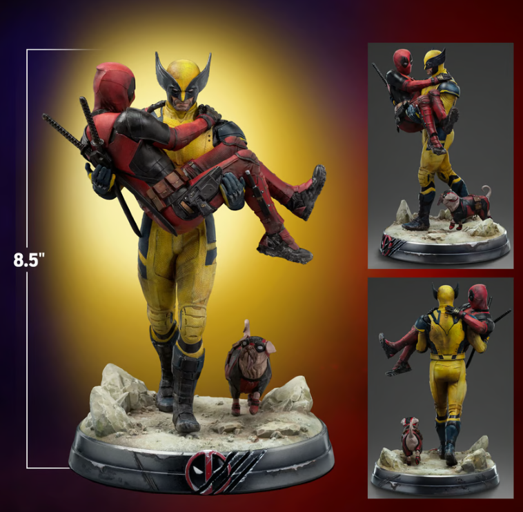 . DEADPOOL & WOLVERINE DELUXE 1:10 SCALE STATUE MARVEL (IRON STUDIOS ...