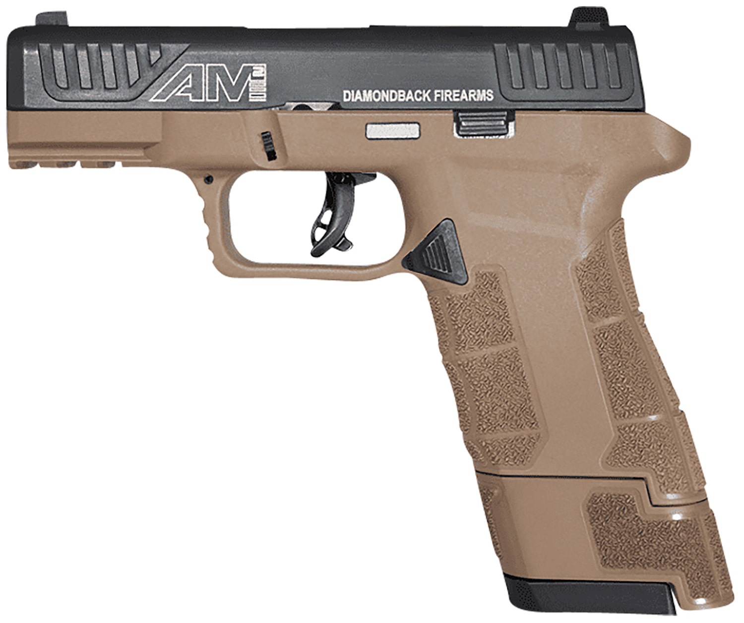Diamondback AM2 Sub-Compact Frame 9mm Luger 17+1, 3.50" Stainless Steel ...