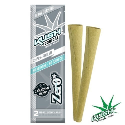 Kush Conical Herbal Wraps: 2 Pre-Rolled Conical Wraps - www.eDankest.com