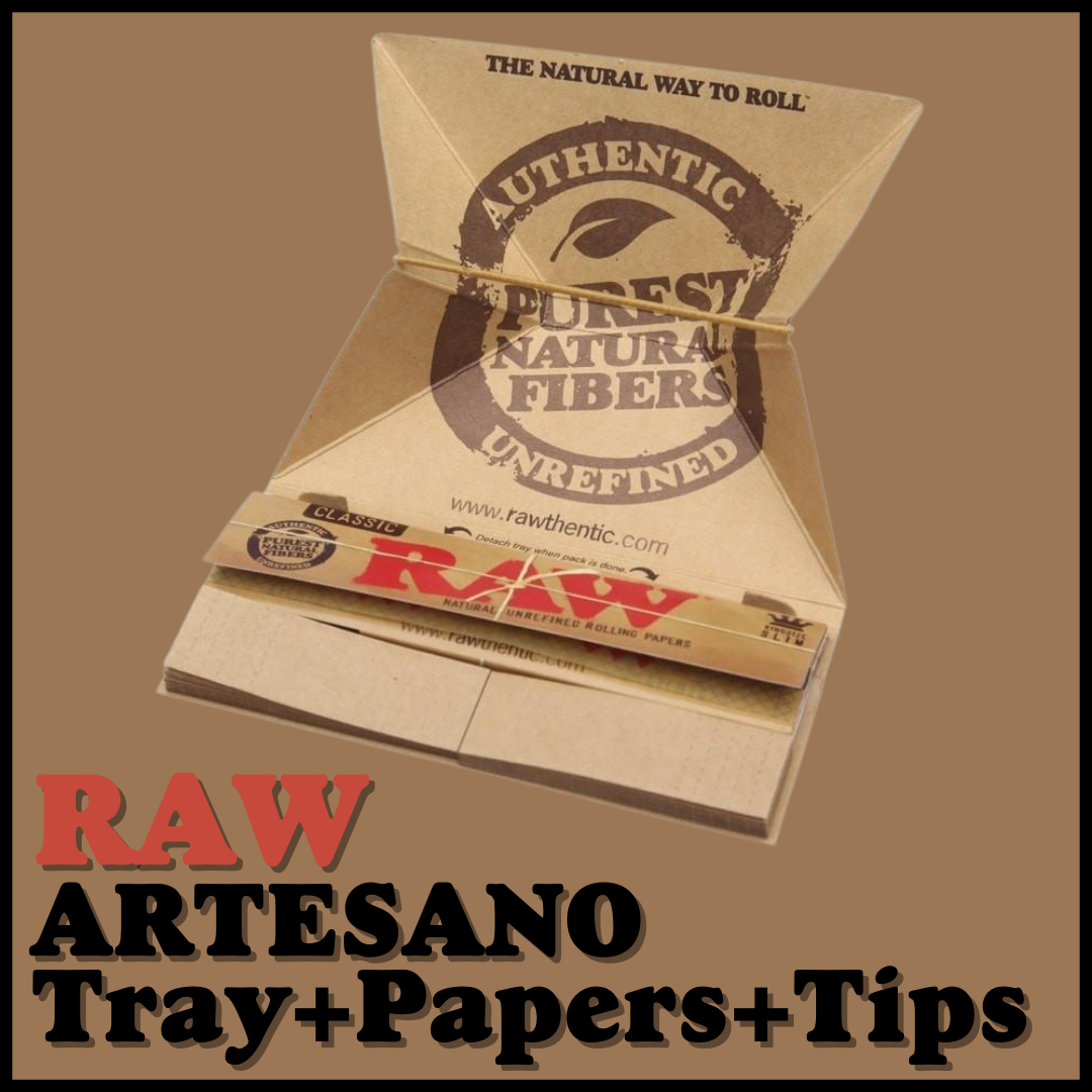 RAW Artesano: Tray + Papers + Tips - King Size Slim - www.eDankest.com