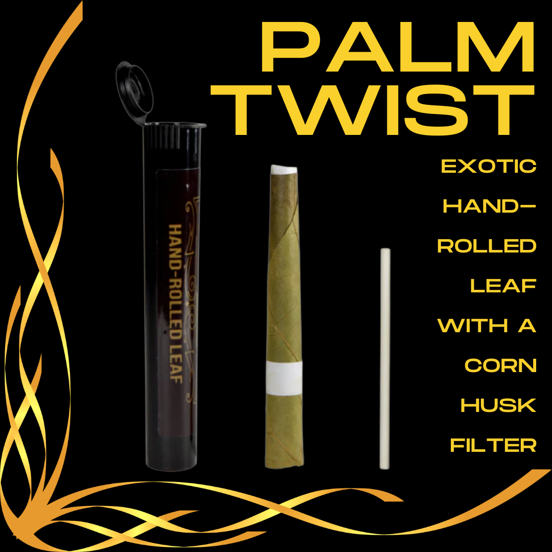 Palm Twist - Exotic Hand Rolled Leaf with Corn Husk Filter (Single ...