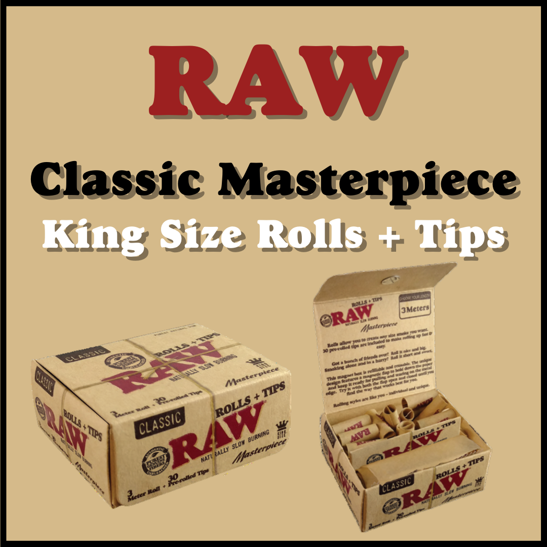 RAW Rolls: King Size 3 Meter Rolls - www.eDankest.com