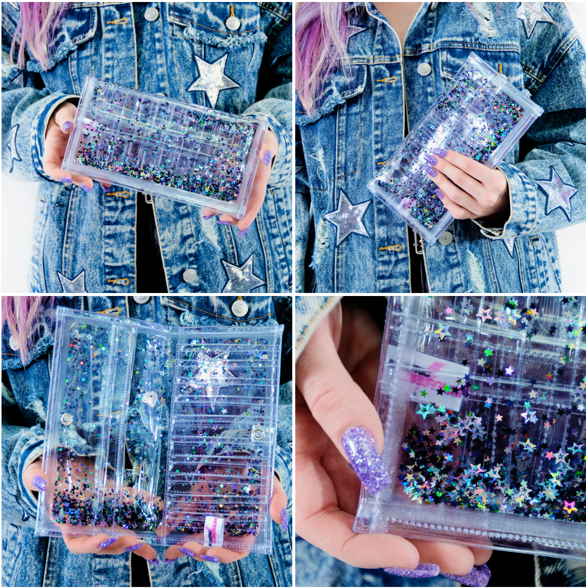 Liquid Glitter Wallets (Full Size) - www.eDankest.com