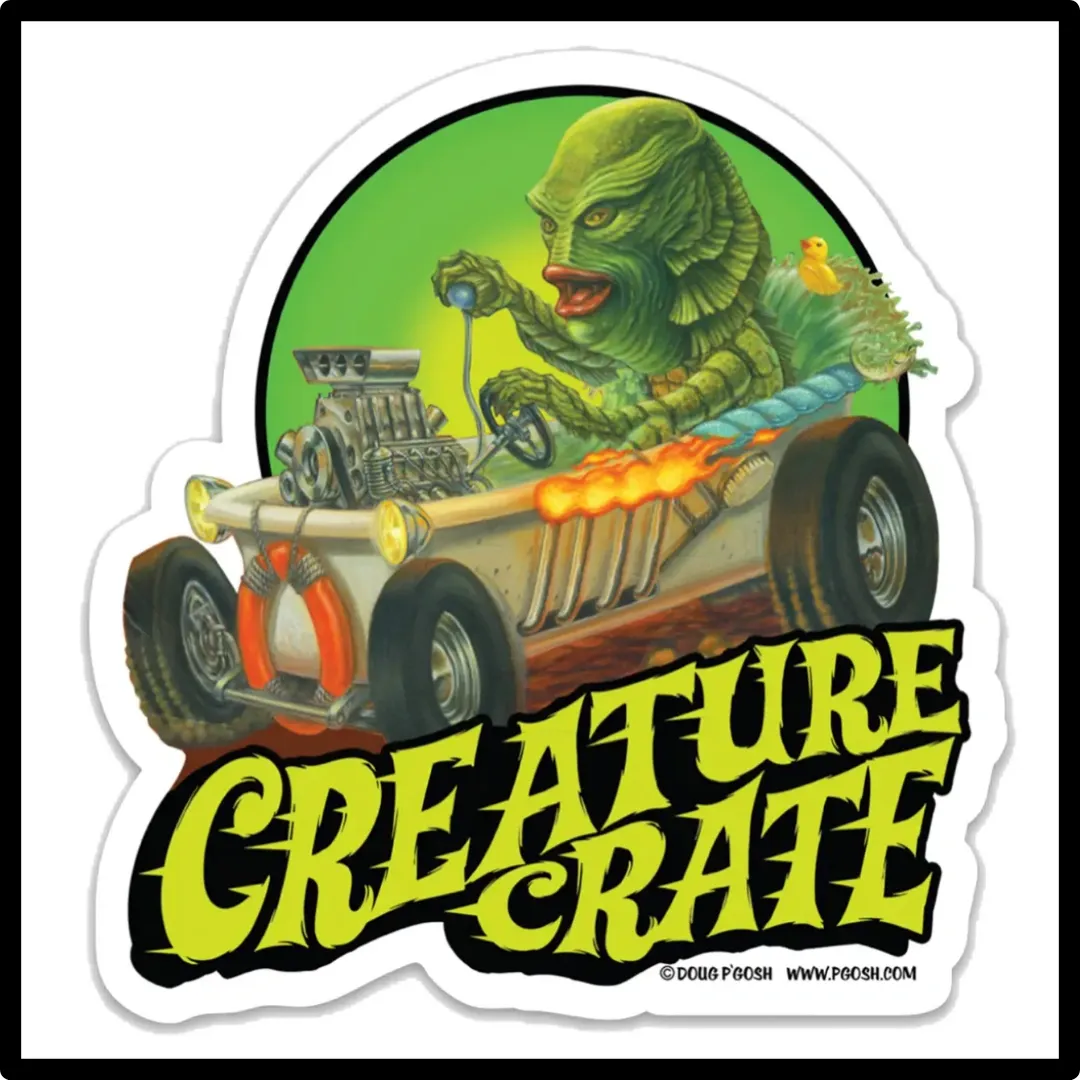 Vinyl Sticker Creature Crate - www.eDankest.com