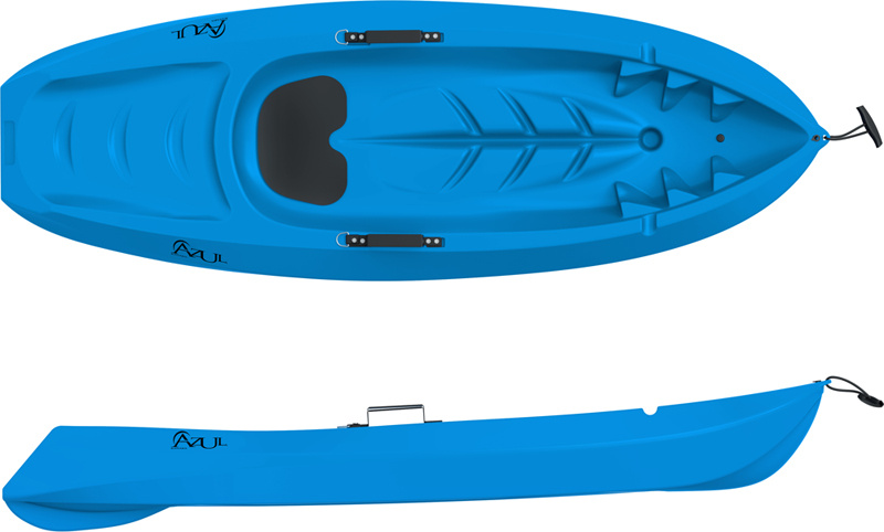 RIOT AZUL JUNIO BASIC KAYAK, BLUE - Boh's Cycle and Sporting Goods