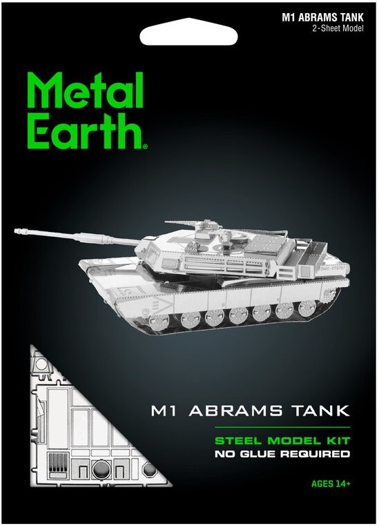 Metal Earth Metal Earth M1 Abrams Tank - Air Force Armament Museum Gift ...