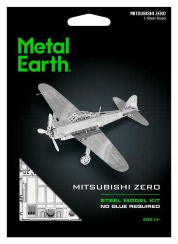 Metal Earth Mitsubishi Zero - Air Force Armament Museum Gift Shop