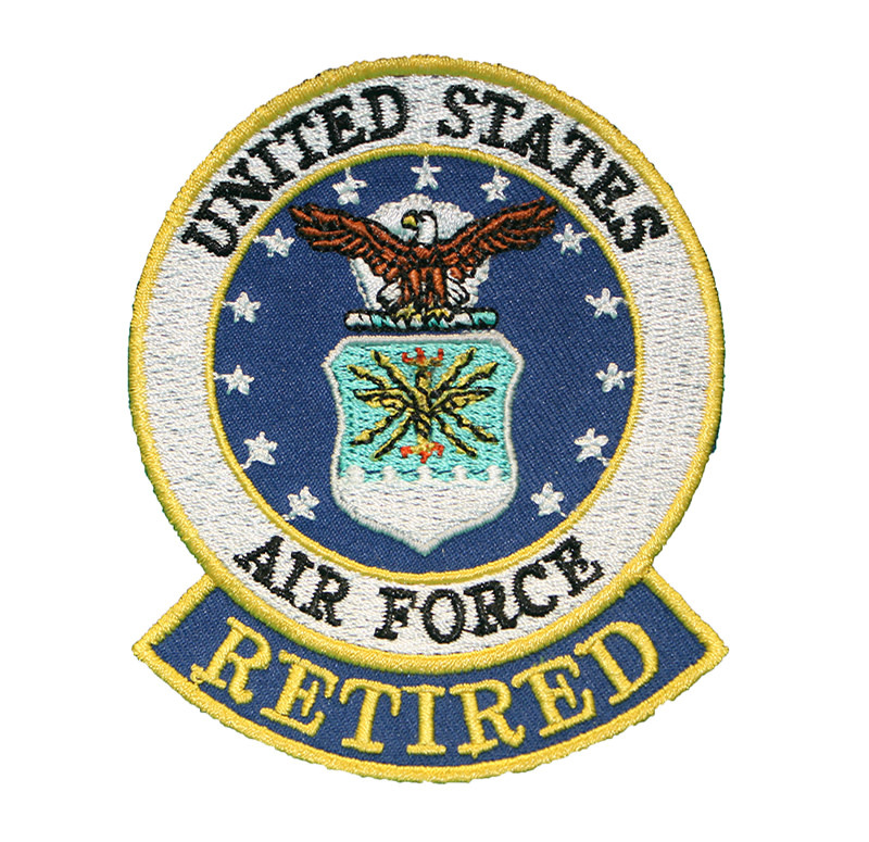 Patch Air Force Emblem Retired - Air Force Armament Museum Gift Shop