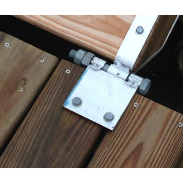 Ramp Hinge with Hardware - Dock & Lift Depot