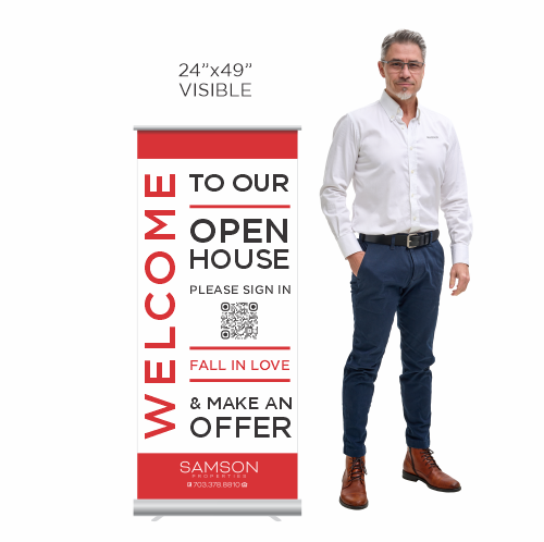 Design 2 Standing Banner - NVA Signs and Striping